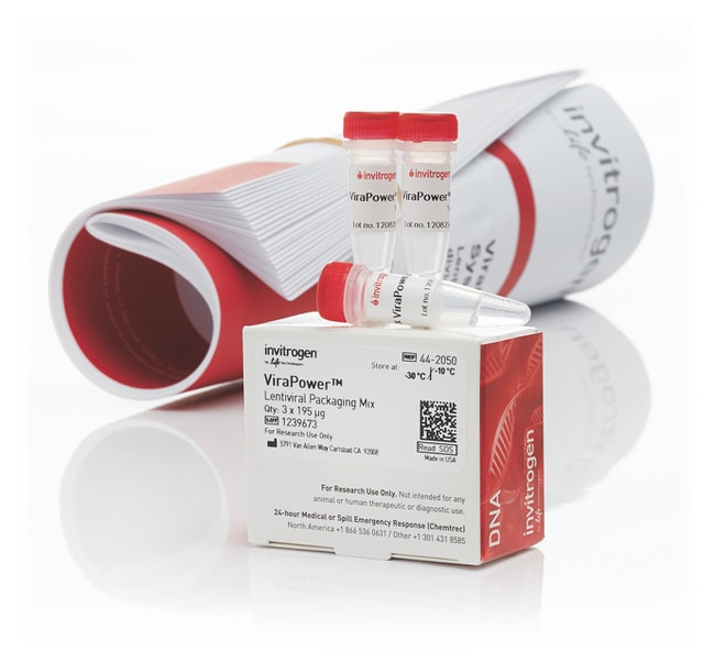 Invitrogen ViraPower Lentiviral Packaging Mix 60 reactions:Life Sciences | Fisher Scientific