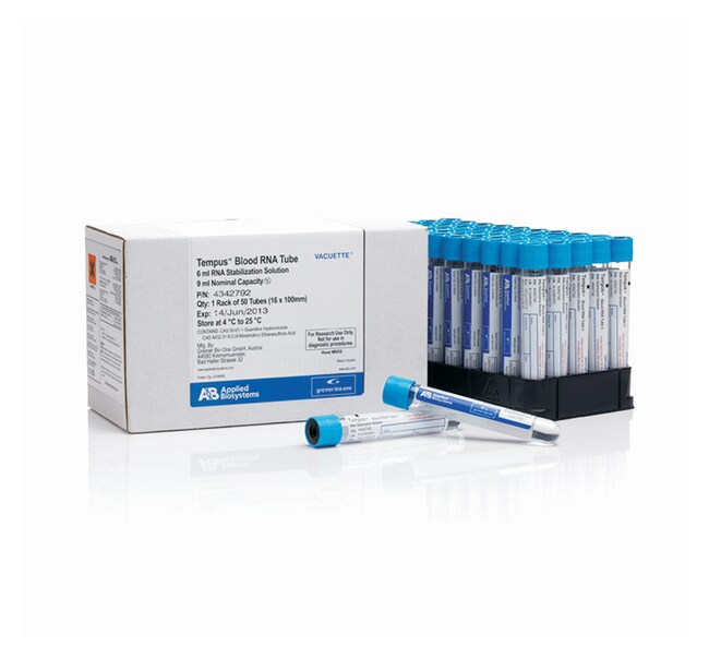 Applied Biosystems Tempus Blood RNA Tube 50 tubes:Life Sciences ...