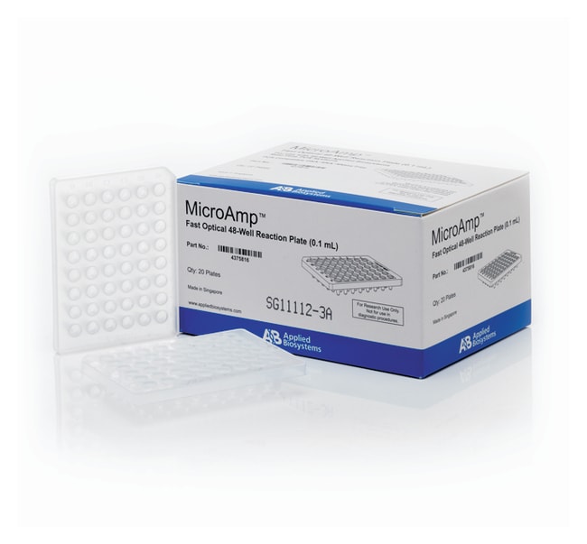 Applied Biosystems™ Plaque de réaction optique à 48 puits MicroAmp ...