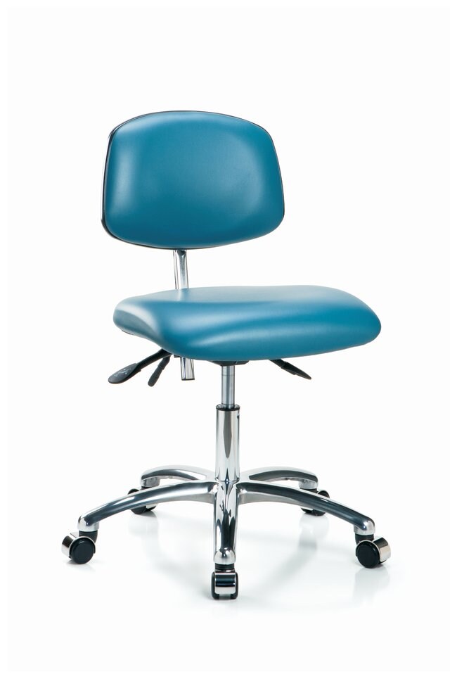 Fisherbrand Low-Form Vinyl Clean Room Chair with Standard Back no arms ...