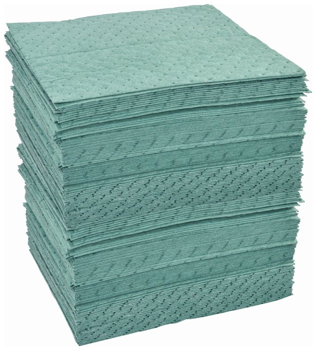 Fisherbrand Universal All Purpose Dark Green Absorbent Pads Lightweight ...