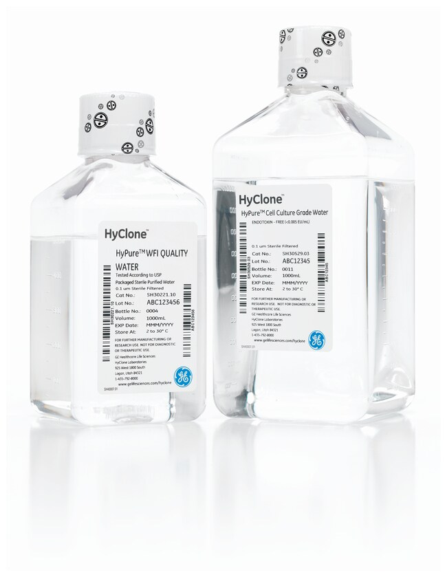 Cytiva (Formerly GE Healthcare Life Sciences) HyClone™ Water, Molecular ...