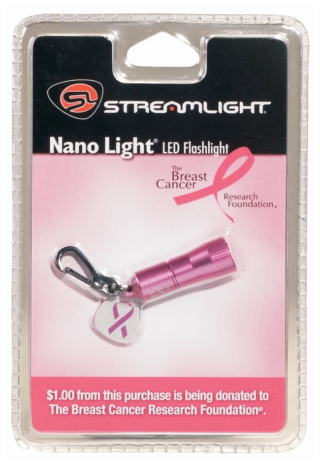 StreamlightPink Nano Light LED Key Chain Light Color: Pink:Facility ...