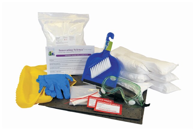 Innovating Science Universal Chemical Spill Kit Absorbs 10L of solvent ...