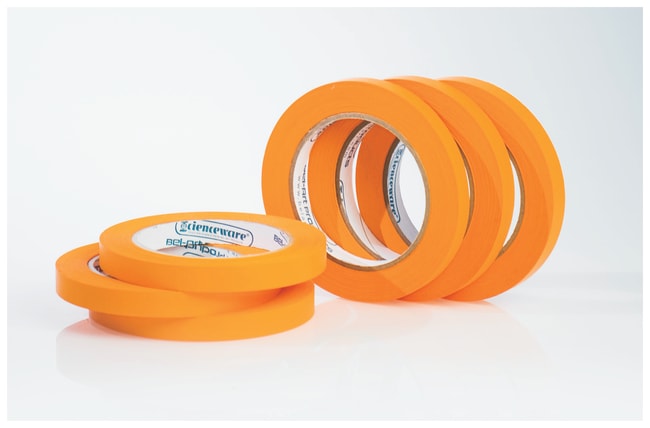 Bel-Art Write-On Paper Label Tapes 0.50 in. W x 40 yd. L; 3 in. core ...