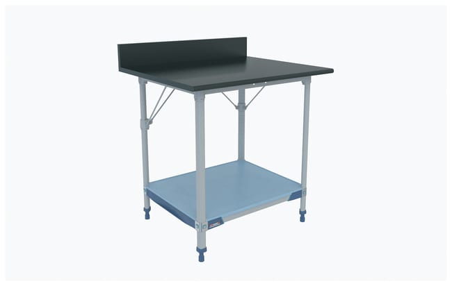 Metro MetroMax i Polymer Lab Worktable, Black Phenolic Top with Solid i ...