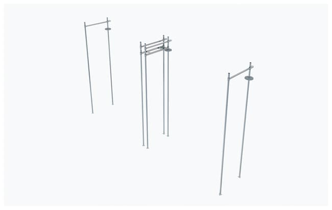 Metro™ Double-Deep Top-Track Stationary End Unit Kits: Shelving ...