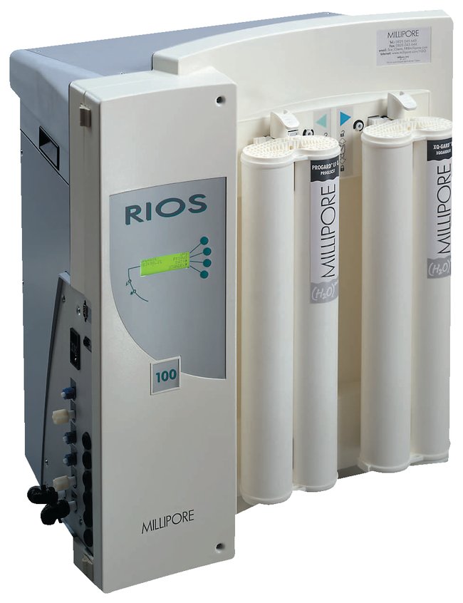 EMD Millipore RiOs 30/50/100 Water Purification System:Testing and ...