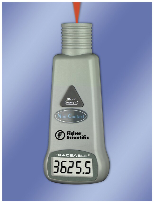 Fisherbrand™ TRACEABLE™ TACHOMETER LASER Tachometer with Red LED ...
