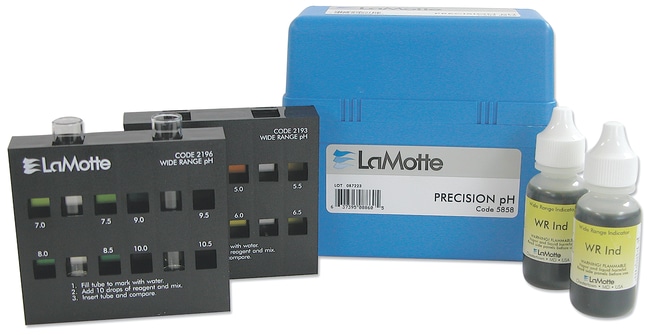 LaMotte Wide Range pH Test Kit Wide range:Teaching Supplies | Fisher ...