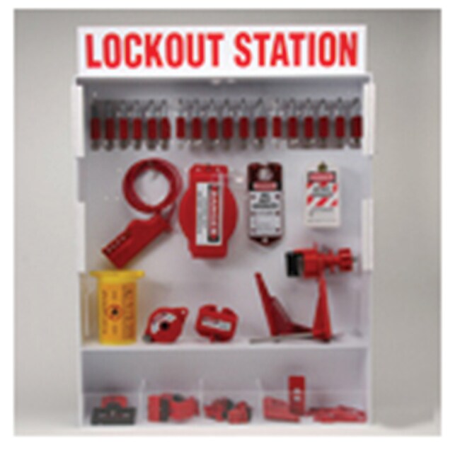 Brady Extra Large Enclosed Lockout Station with Components 18 Brady ...