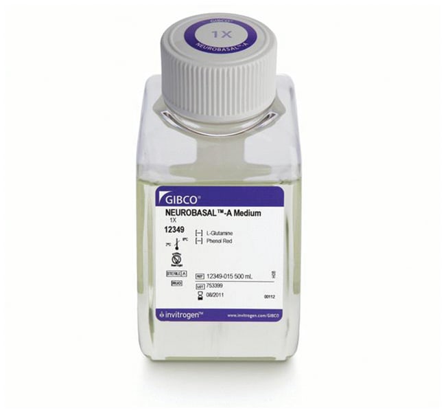 Gibco Neurobasal-A Medium, minus phenol red 500mL:Cell Culture | Fisher Scientific