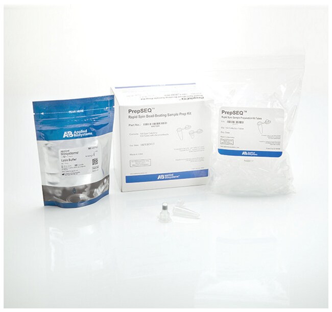 Applied Biosystems™ PrepSEQ™ Rapid Spin Sample Prep Kit - Extra Clean ...