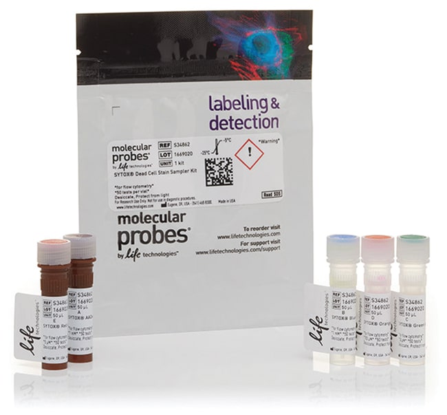 Molecular Probes™ SYTOX™ Dead Cell Stain Sampler Kit, for flow ...
