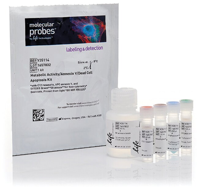 Molecular Probes™ Metabolic Activity Dead Cell Apoptosis Kit with C12 ...