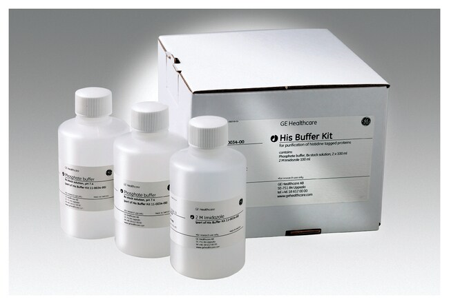 GE Healthcare His Buffer Kit Inc. 2 x 100mL phosphate 8 x stock ...