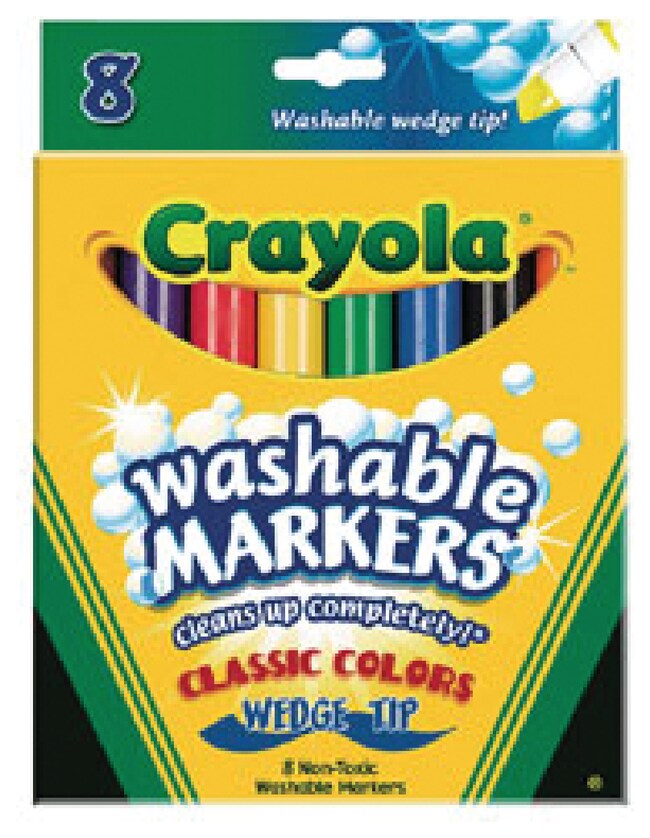 Crayola Washable Markers Wedge-shaped tip:Teaching Supplies | Fisher ...