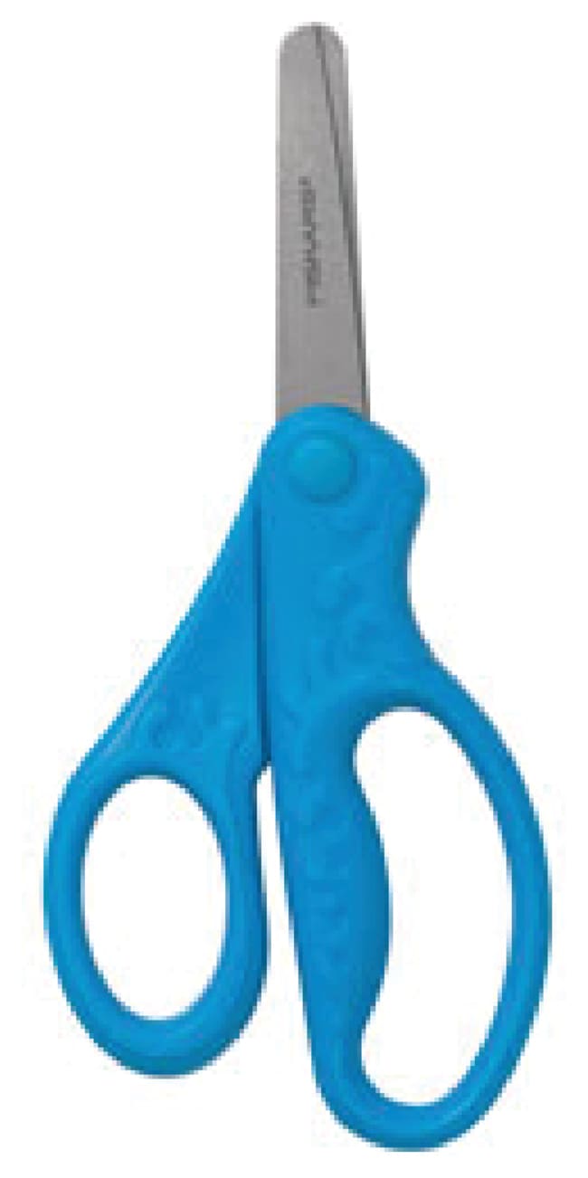 Fiskars Scissors For Kids Length: 5 in. (12.7cm); Blunt point type ...