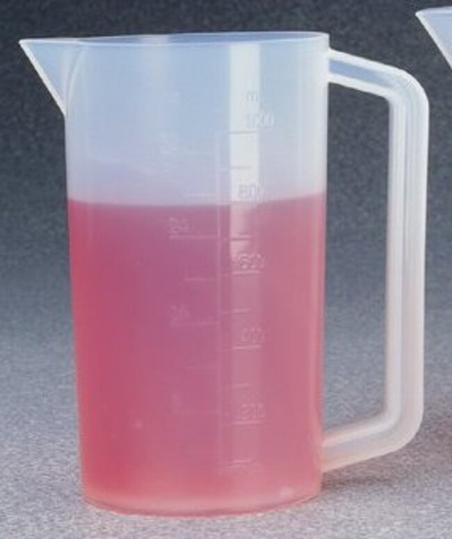 Thermo Scientific Nalgene PFA Graduated Plastic Beakers with Handles | Fisher Scientific