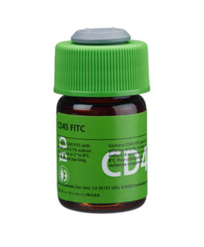CD45 (Leukocyte Common Antigen) Mouse anti-Human, FITC, Clone: 2D1, BD ...