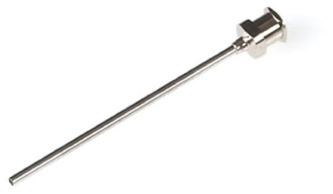 Hamilton Metal Hub Blunt Point Needles (Luer Lock) Metal hub; 15 gauge ...