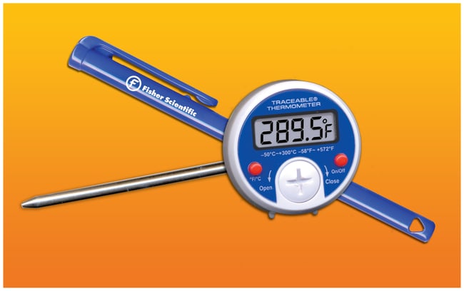 Fisherbrand Traceable Digital Dial Thermometer Centigrade scale; -50 ...
