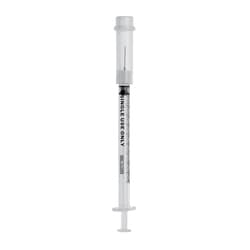 Sol-Guard Safety TB Syringe with Fixed Hypodermic Needle:First Aid and ...