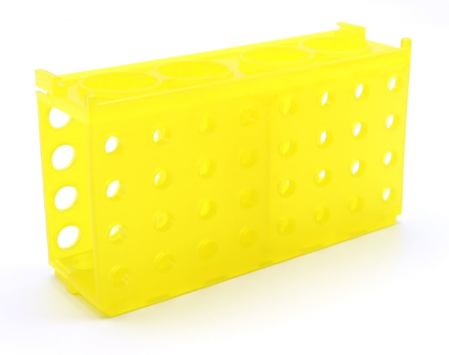 Fisher Science Education 4-Way Microtube Racks Color: Yellow:Racks ...