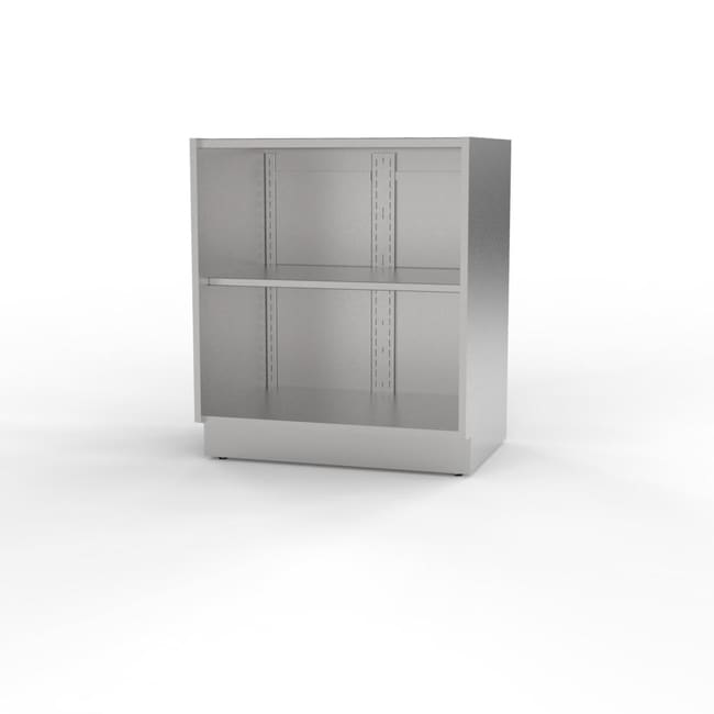 Mopec Open-Faced Base Cabinet, Standing Height | Fisher Scientific