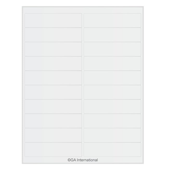 GA International Removable Cryo-LazrTAG - Cryogenic Labels for Laser ...