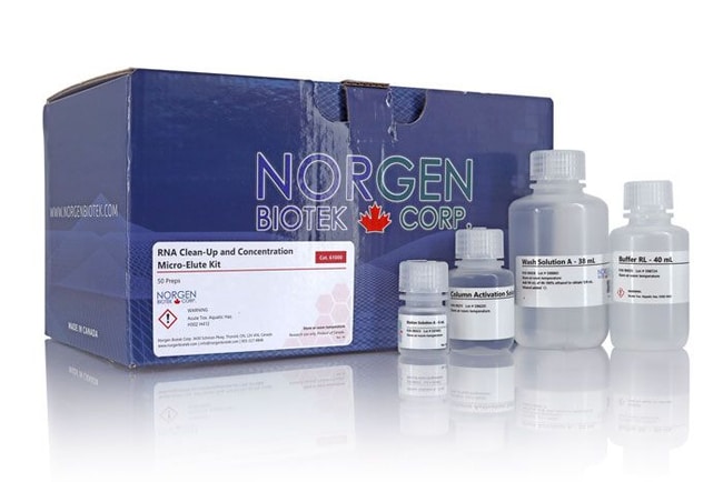 Norgen Biotek Corp RNA Clean-Up and Concentration Micro-Elute Kit ...