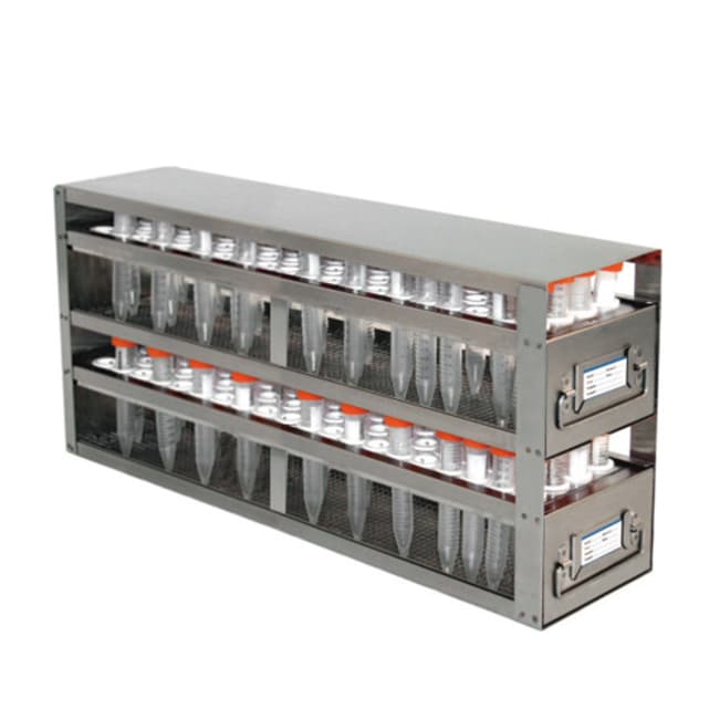 USA Scientific Inc 2-drawer rack for 15 mL tubes, 160 tube capacity ...
