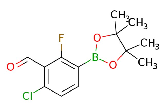 eMolecules 6-Chloro-2-fluoro-3-(4,4,5,5-tetramethyl-1,3,2-dioxaborolan-2-yl)benzaldehyde ...