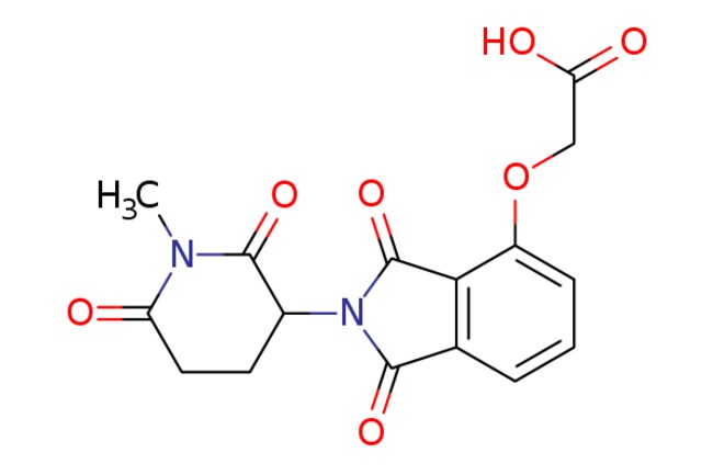 eMolecules 2-((2-(1-Methyl-2,6-dioxopiperidin-3-yl)-1,3-dioxoisoindolin-4-yl)oxy)acetic | Fisher ...