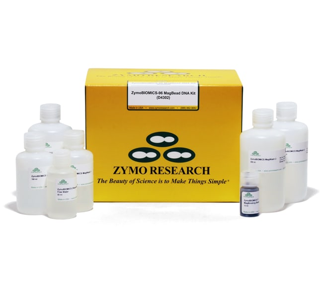 Zymo Research Corporation ZymoBIOMICS 96 MagBead DNA Kit – Dx (Lysis Rack) | Fisher Scientific