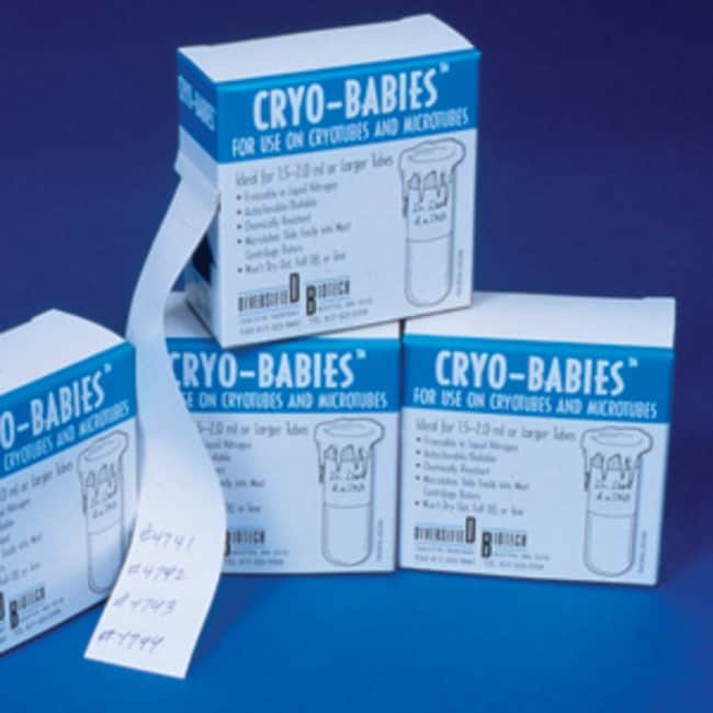 USA Scientific Inc Cryo-Babies, 1.28 inch x 0.5 inch, white, on rolls ...