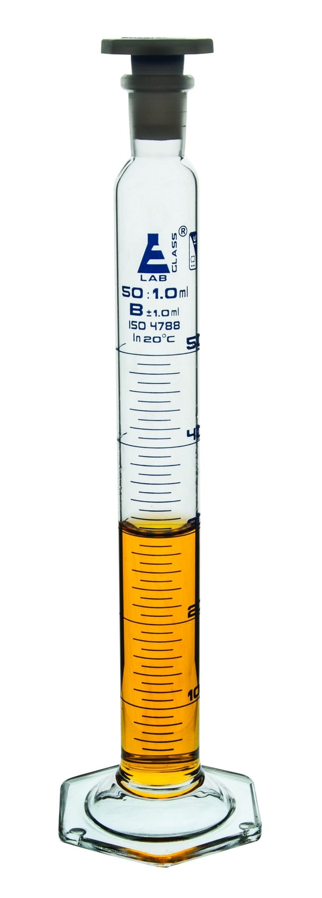 Eisco Class B Hexagonal Base Glass Graduated Cylinders with ...