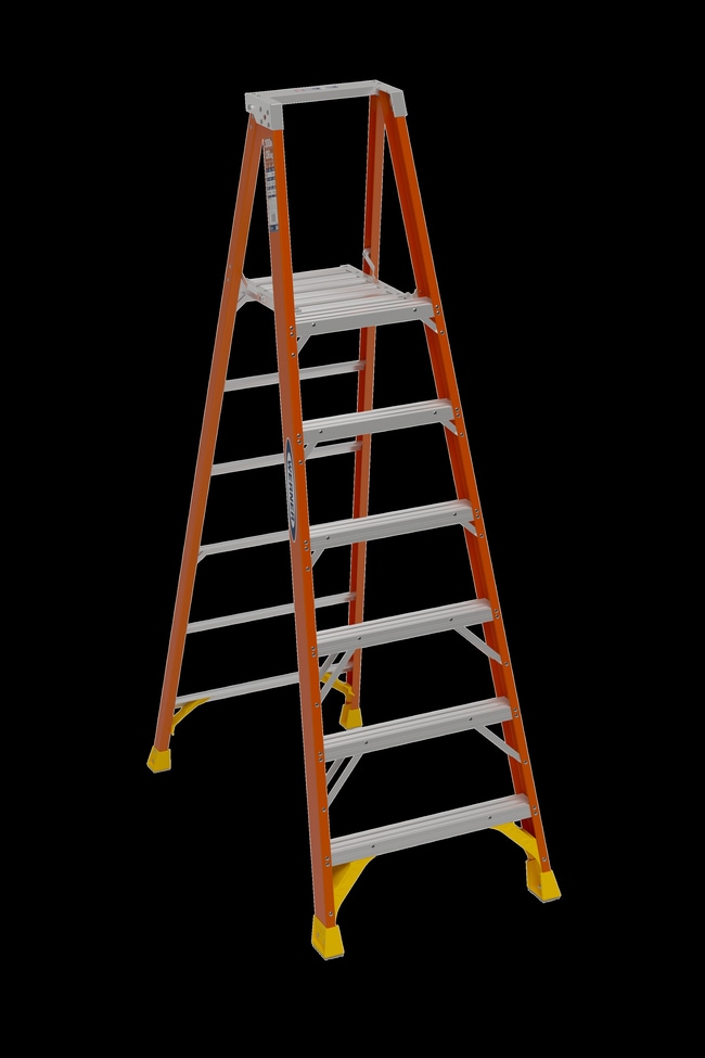 Werner Type IA Fiberglass Platform Ladder Werner Fiberglass Platform ...