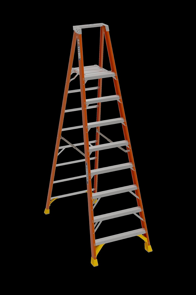 Werner Type IA Fiberglass Platform Ladder Werner Fiberglass Platform ...