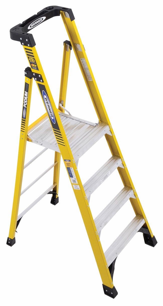 Werner Type IAA Fiberglass Podium Ladder:Facility Safety and ...