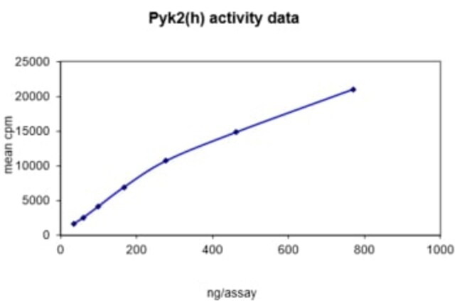 Eurofins DiscoverX Pyk2 Protein, Active Quantity: 250 μg:Recombinant ...