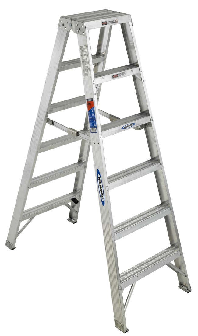 Werner Type IA Aluminum Twin Ladder Werner Aluminum Twin Ladder ...