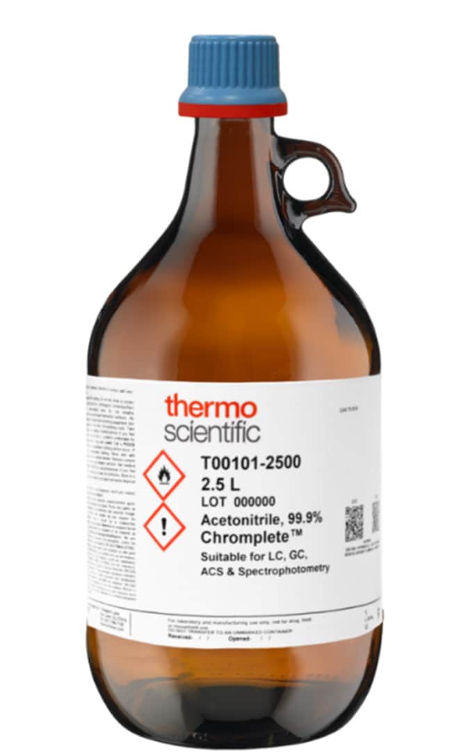 Chromplete™ Acetonitril, HPLC/GC, erfüllt die analytischen ...