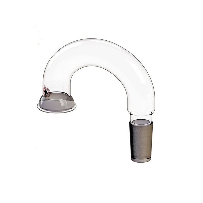 Ace Glass, Inc. Adapter, U-tube, 24/40 male, 35/25 female, Quantity ...