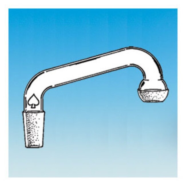 Ace Glass, Inc. Adapter, U-tube, 24/40 male, 35/25 female, Quantity ...