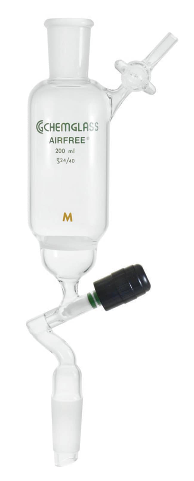 Chemglass Life Sciences 200mL Filter Funnel, 24/40 Joint Size, 40mm OD ...