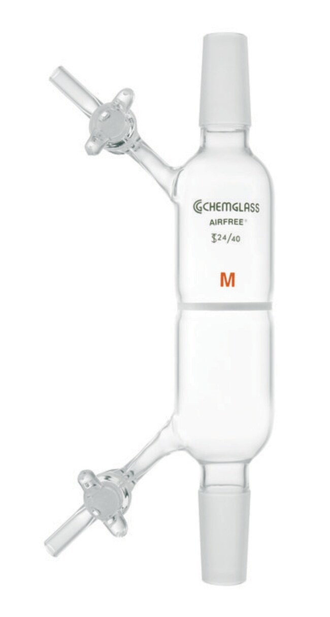 Chemglass Life Sciences Filter Tube, 24/40 Inner Joints, 40mm OD Coarse ...