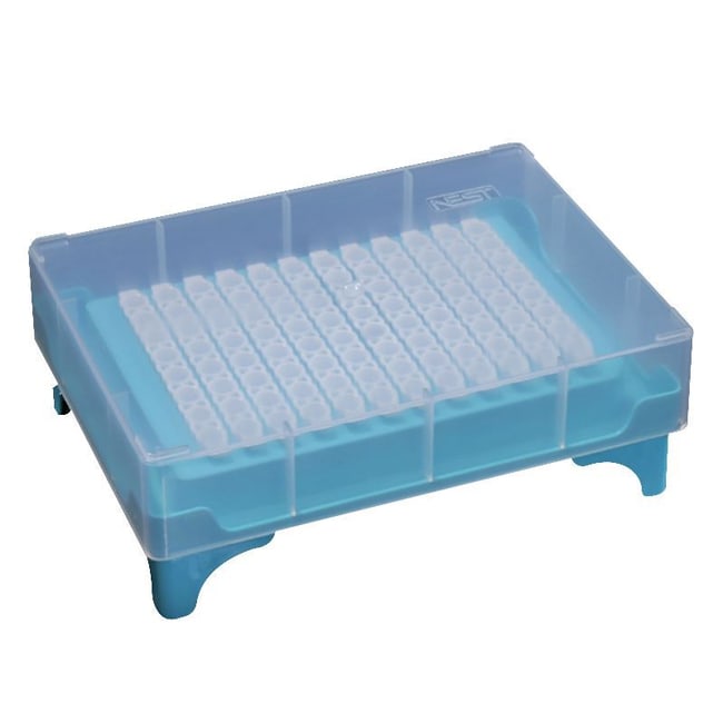 Chemglass Life Sciences PCR Tube Rack, 96-Well (8x12), Individual Lid ...