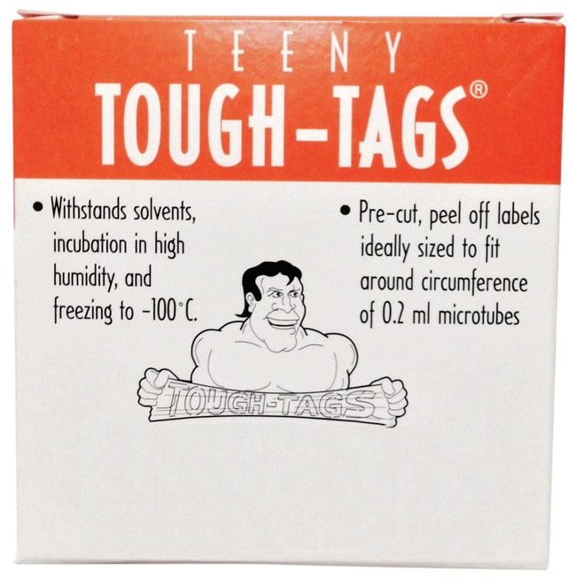 Research Products International Corp Teeny Tough-Tag for Laser, White ...