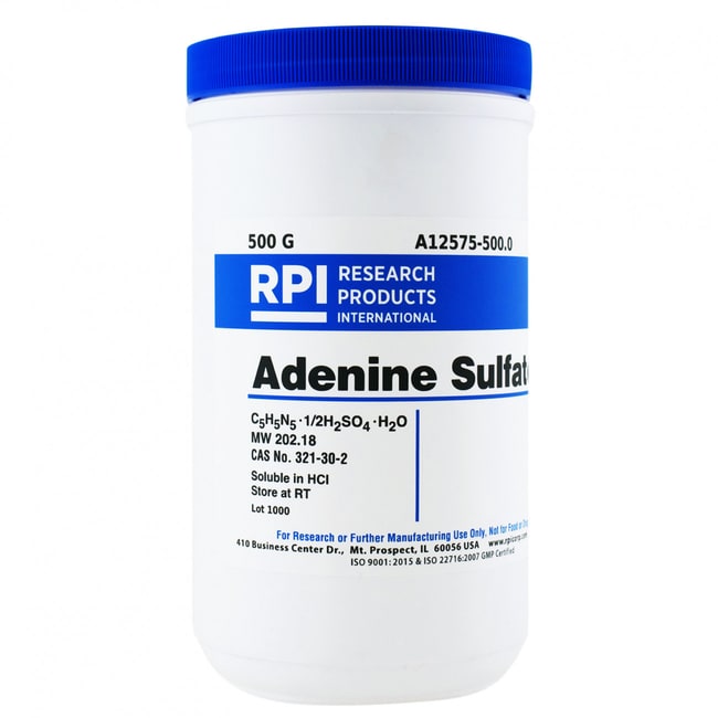 Research Products International Corp Adenine Sulfate, 500 G, Quantity ...